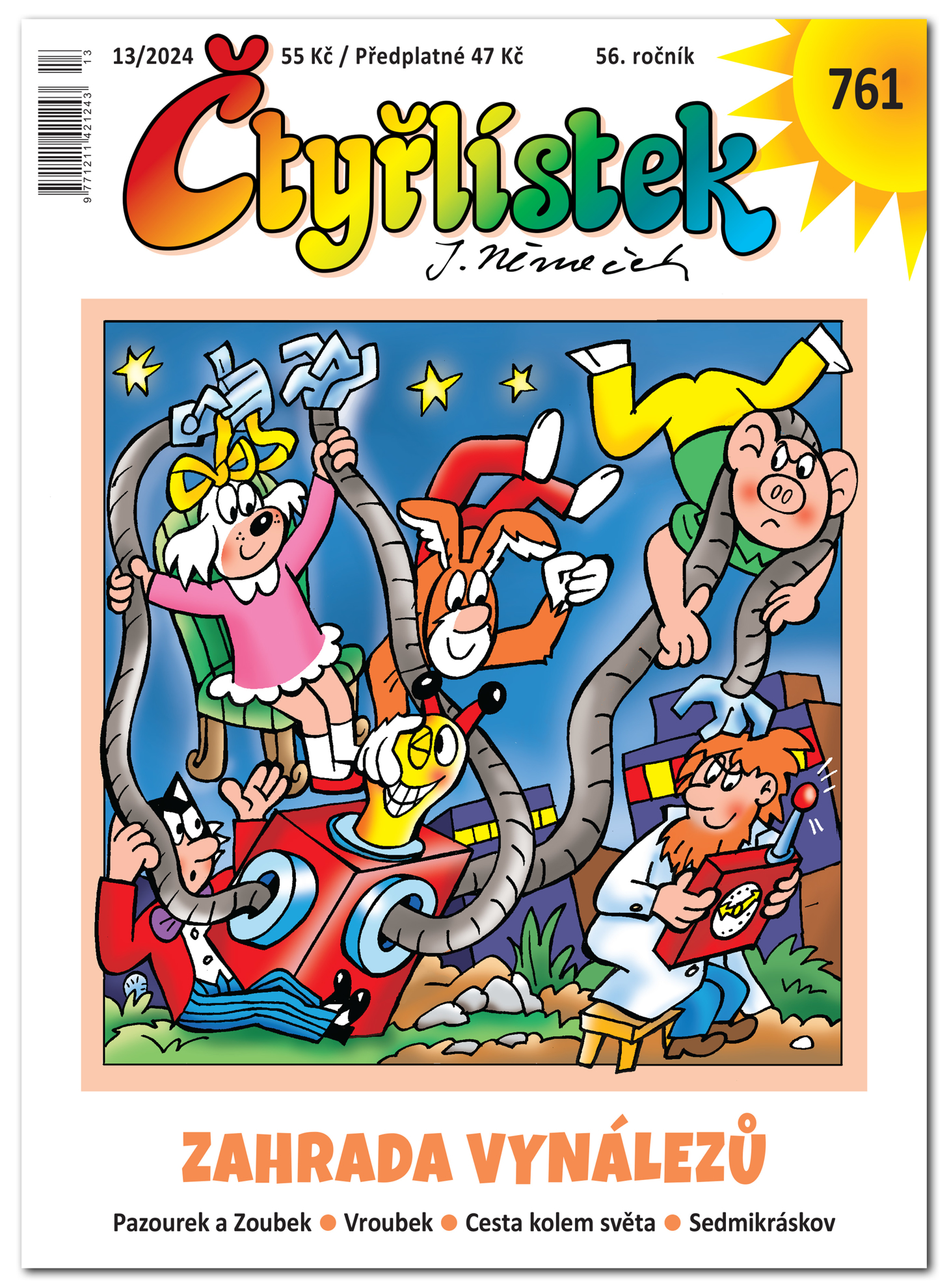 Čtyřlístek e-shop. 761 Zahrada vynálezů